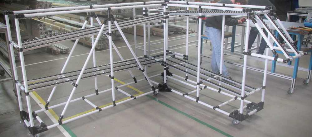 Estruturas Modulares Linha Tubular Lean - ALU-CEK